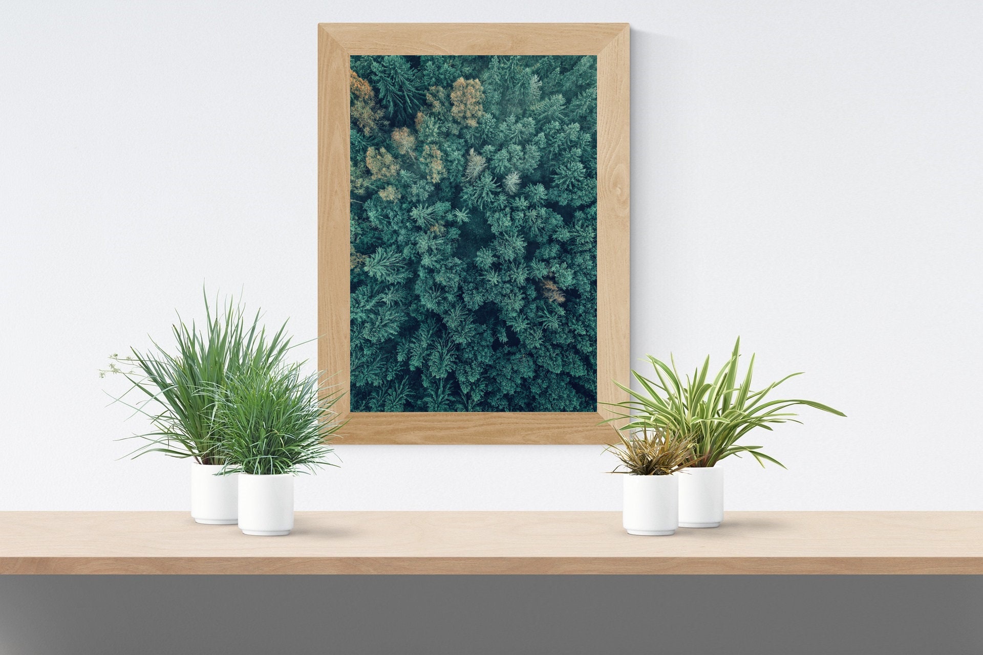 Forest Art Print, Forest Poster, Forest Printable, Aerial Print, Drone ...
