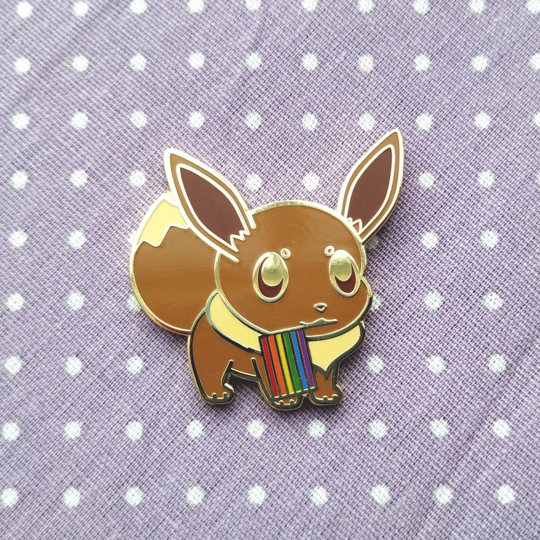 Normal Fox Rainbow/intersex Pride Flag Hard Enamel Pin - Etsy