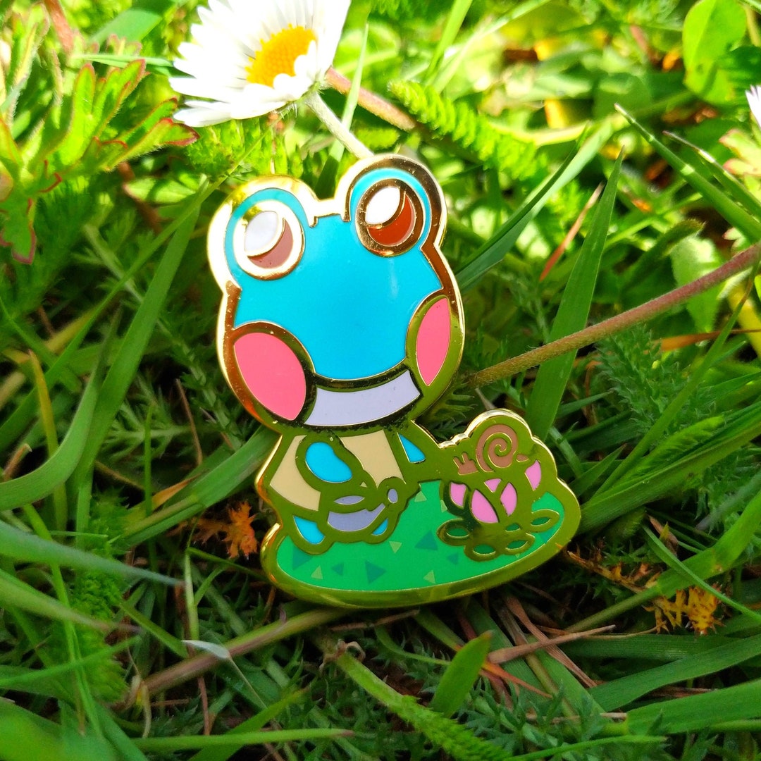 Lily Enamel Pin - Etsy