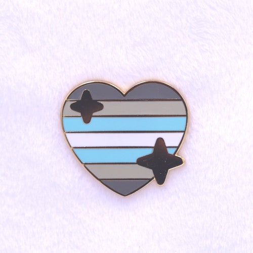 Plague Pride: Demiboy Pin | Etsy