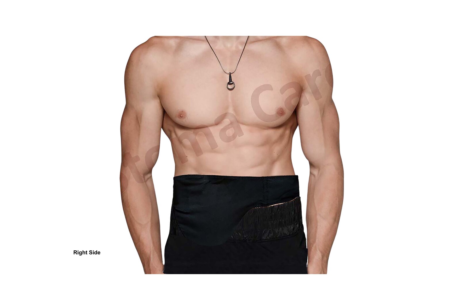 Soft VERTICAL Stoma Support Belt Ileostomy Ostomy Belt Colostomy Stoma ...