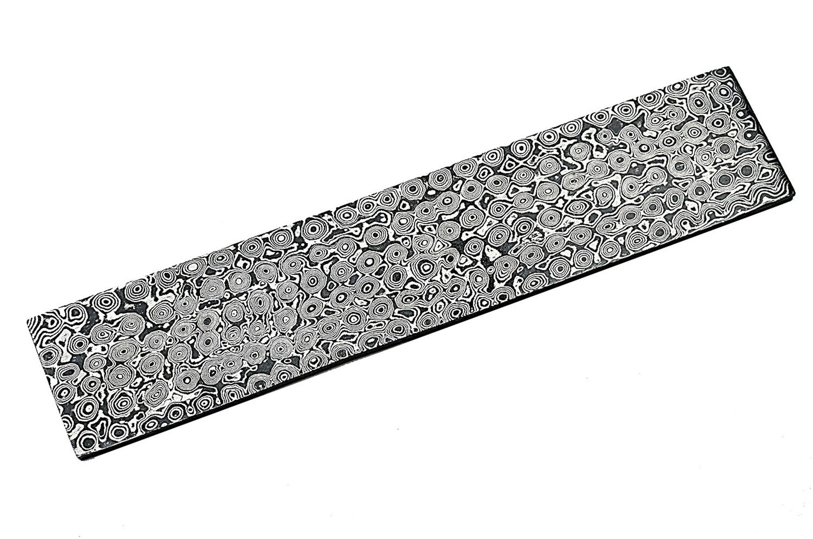 Premium Damascus Billet Bar Raindrop Steel Blank Blade Billet Bar 25cm ...