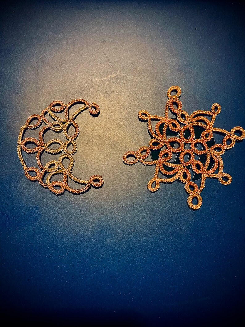 2 "brother Sun Sister Moon" Tatting Patterns - Etsy