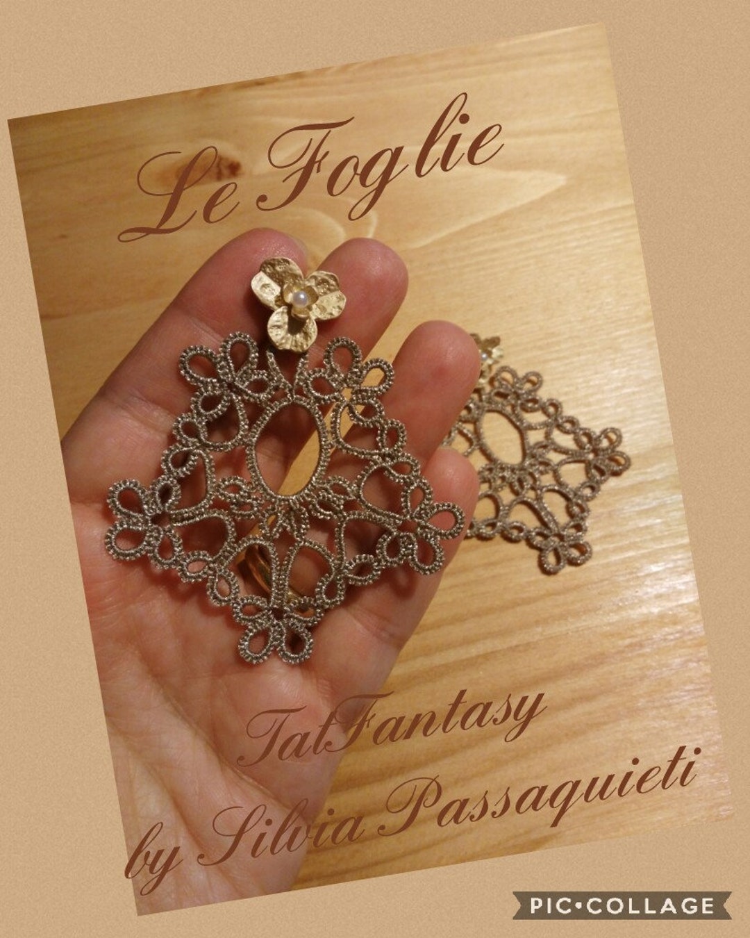 Pattern Tatting "leaves" - Etsy