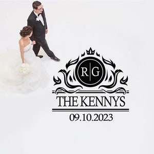 Wedding Dance Floor Decal Sticker - Wedding Decal - Vinyl Floor Decal ...