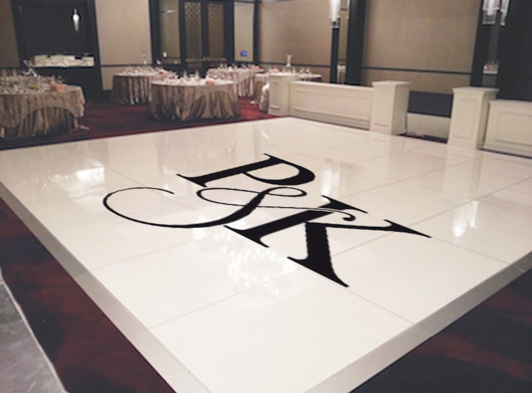 Personalised Event Dance Floor Decal Sticker - Name Vinyl Floor Decal ...
