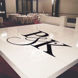 Personalised Event Dance Floor Decal Sticker - Name Vinyl Floor Decal ...