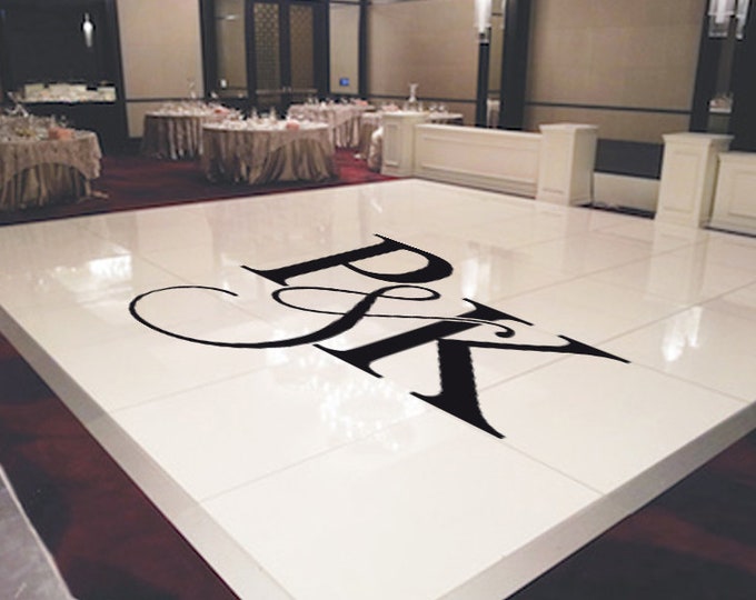 Personalised Event Dance Floor Decal Sticker - Name Vinyl Floor Decal ...