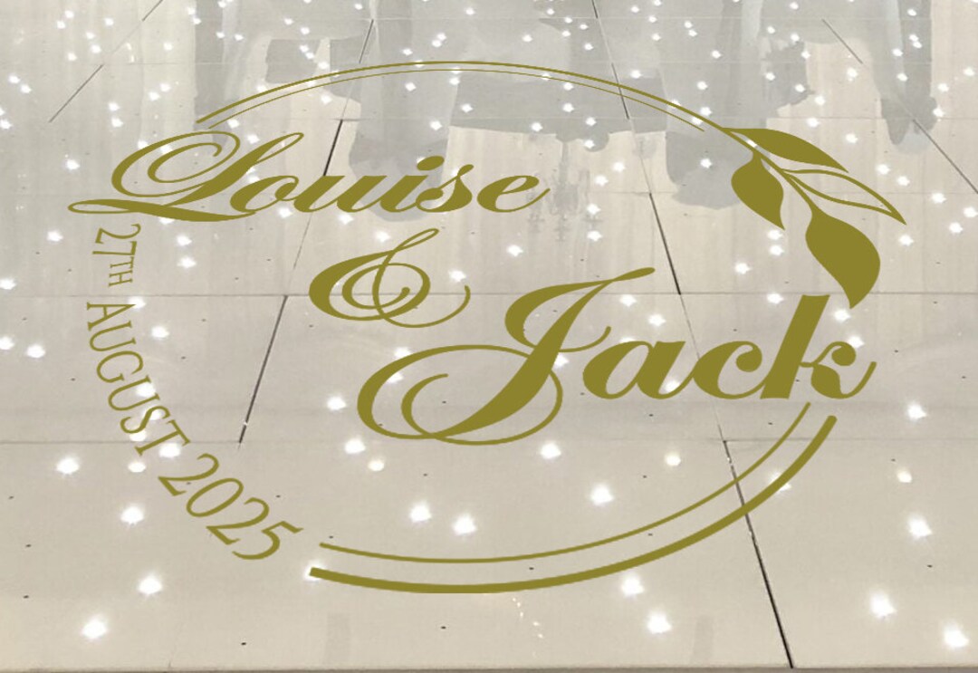 Dance Floor Decal Stickers, Wedding Dance Floor Decals - Etsy