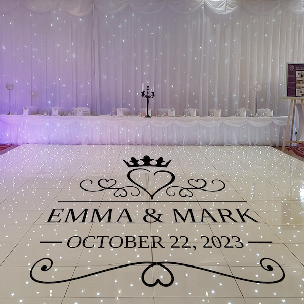 Wedding Floor Decal - Etsy