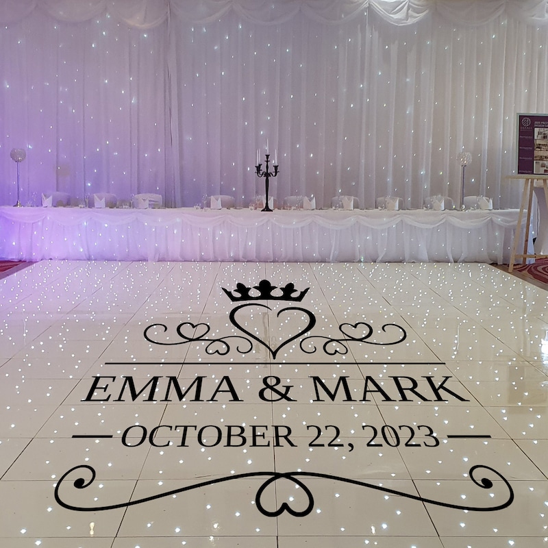 Wedding Floor Decal - Etsy