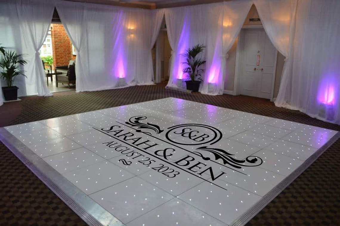 Wedding Sign & Event Vinyl Dance Floor Decal Sticker - Wedding Decal ...