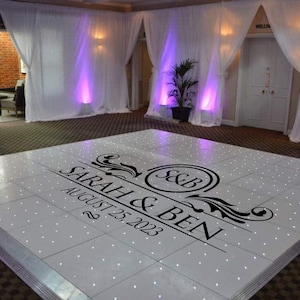 Wedding Sign & Event Vinyl Dance Floor Decal Sticker - Wedding Decal ...
