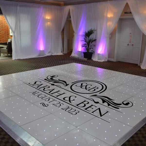 Vinyl Wedding Floor Sticker - Etsy