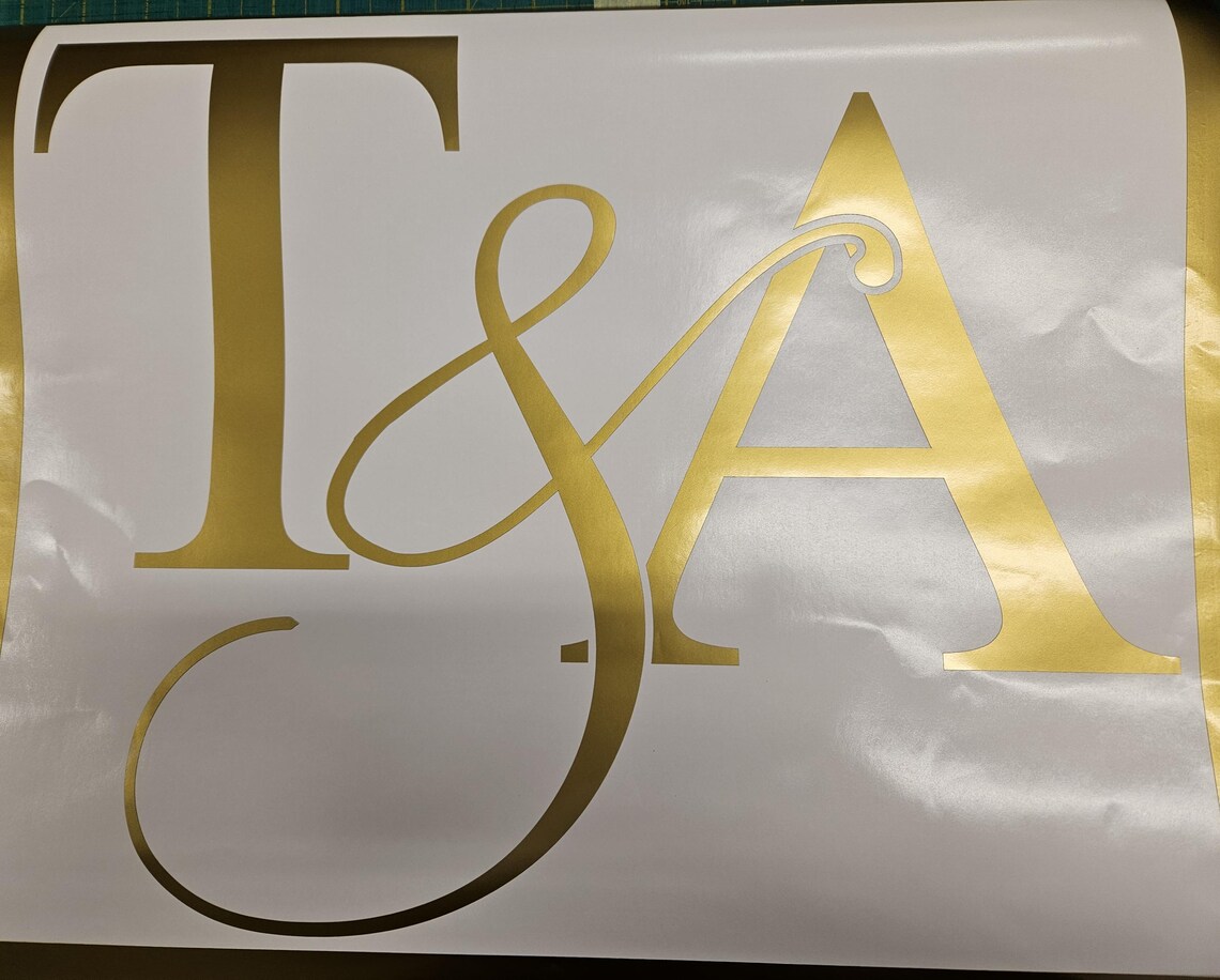 Personalised Event Dance Floor Decal Sticker - Name Vinyl Floor Decal ...
