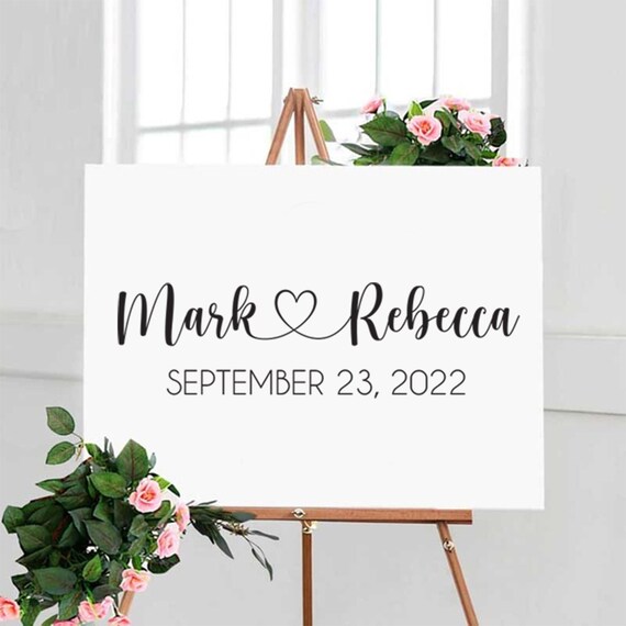 Wedding Sign Vinyl Dance Floor Decal Sticker Wedding Decal | Etsy