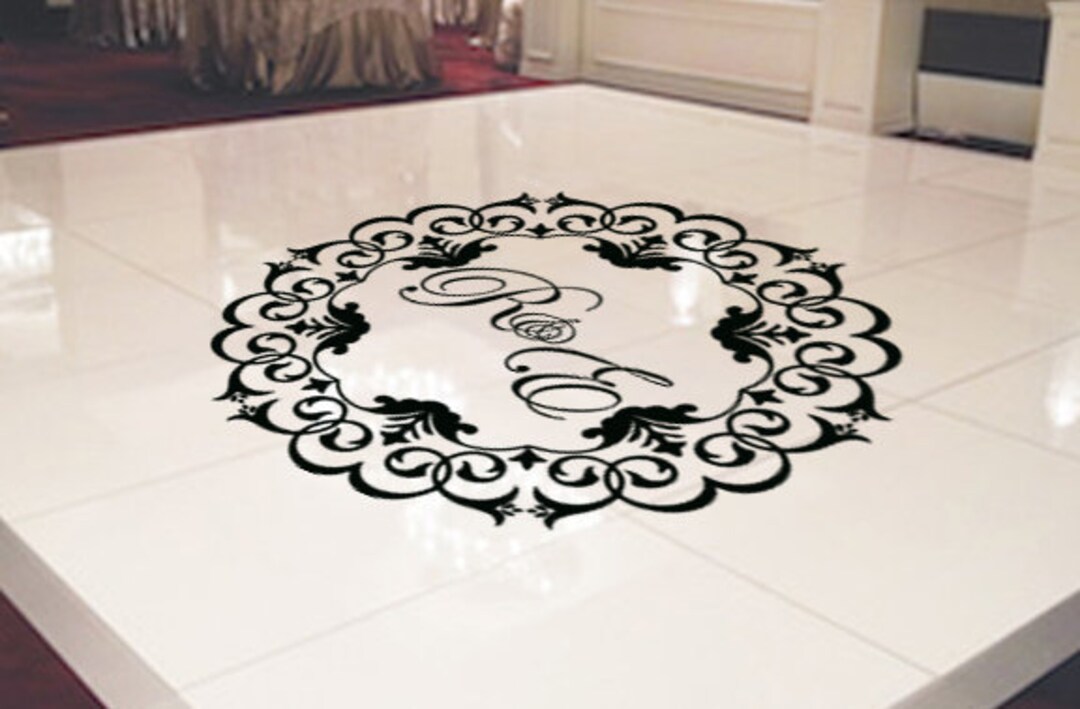Wedding Dance Floor Decal Sticker - Birthday Vinyl Floor Decal ...