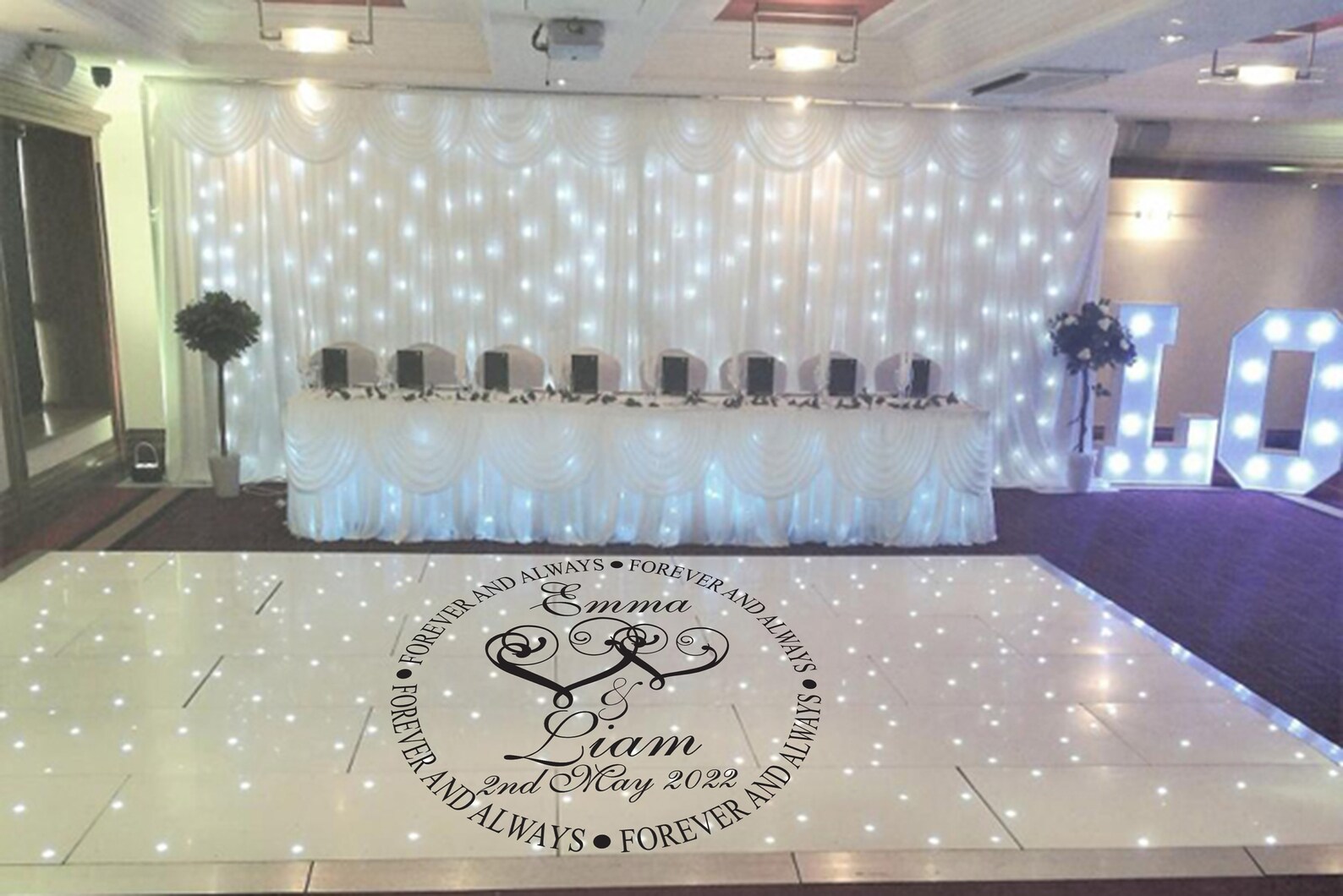 Wedding Dance Floor Decal Sticker Wedding Decal Vinyl - Etsy