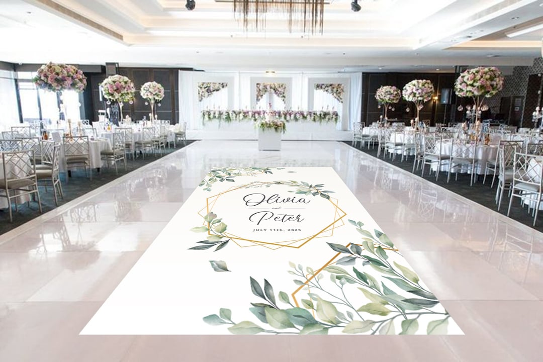 Dance Floor Graphic- Dance Floor Decal Sticker - Custom Printed Floor ...