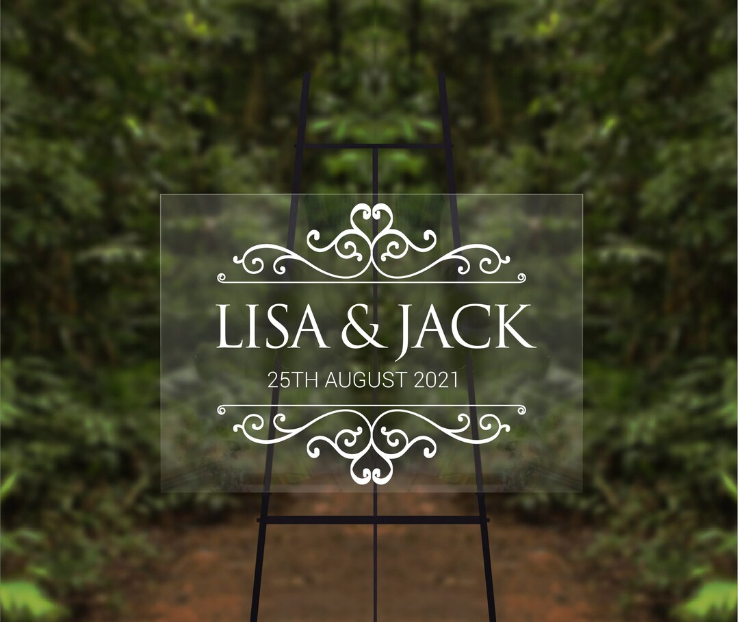 Wedding Sign & Vinyl Dance Floor Decal Sticker - Wedding Decal - Vinyl ...