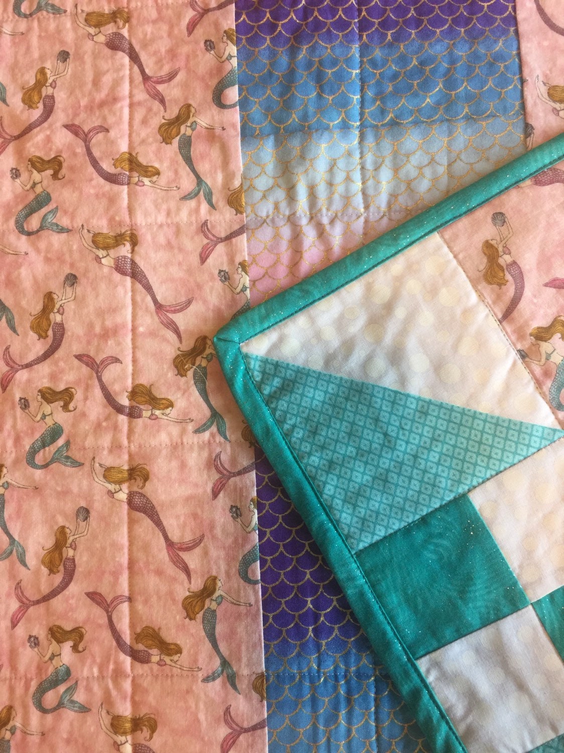Mermaid Ocean Quilt - Etsy
