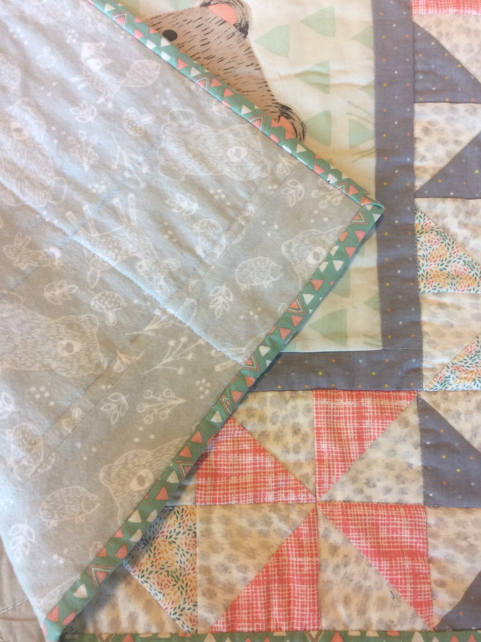 Forest Friends Baby Quilt - Etsy