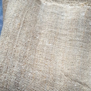 Rustic Organic Hemp and Flax/lenin Fibre Fabric Textile Hessian Burlap ...