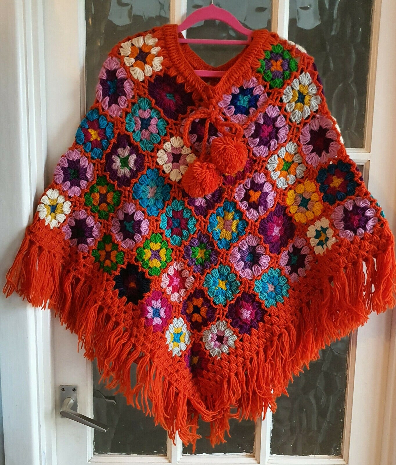 Handknitted Patchwork Wool Colourful Festival Boho Hippie - Etsy UK