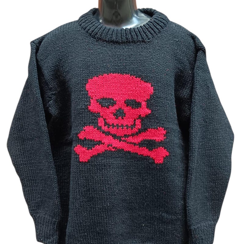 Men Knit Skull Sweaters - Etsy UK