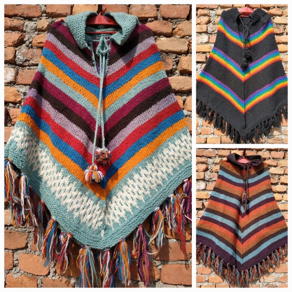 Shop Wool Poncho - Etsy