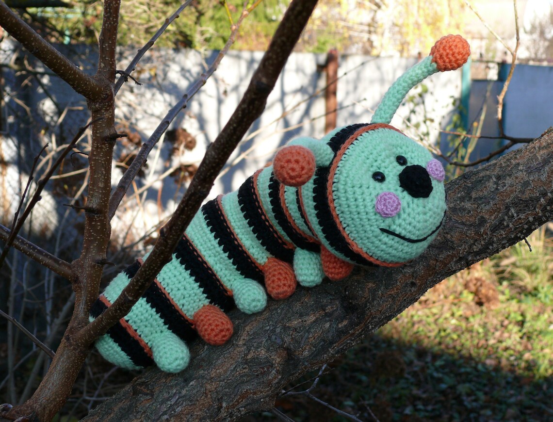 Pattern: Caterpillar Amigurumi Pattern Pattern in English - Etsy
