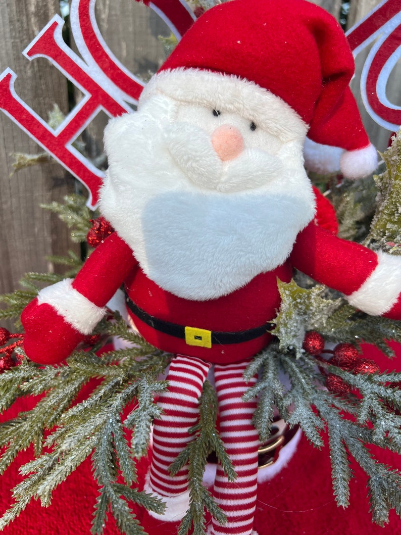 Santa Centerpiece Santa Ho Ho Ho Centerpiece Santa End Table - Etsy