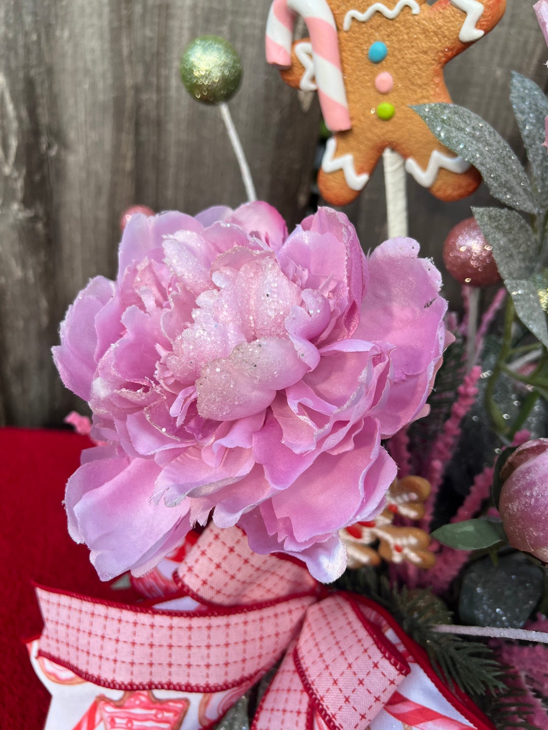 Gingerbread Man Centerpiece, Gingerbread Man Table Decor, Gingerbread ...