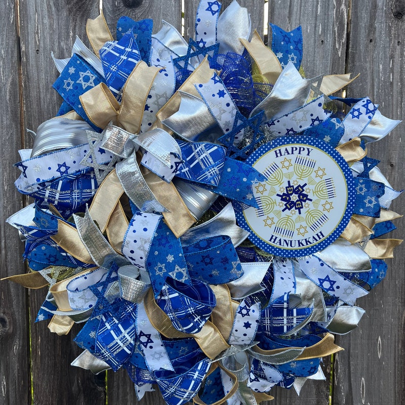 Star of David Wreath - Etsy