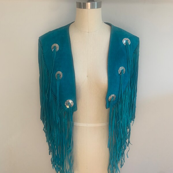 Turquoise Vest - Etsy