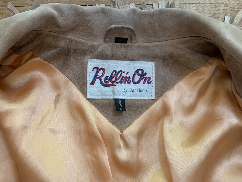 Vintage Suede Fringed Jacket Small - Etsy