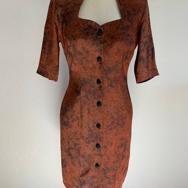 Button Front Dress - Etsy