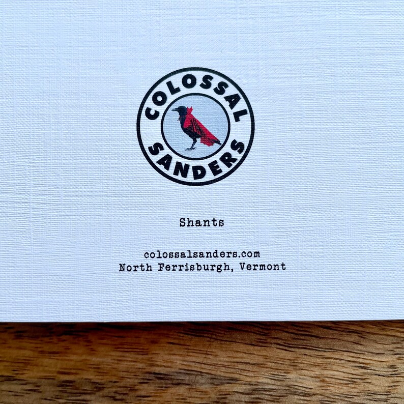 Shants Card Funny Card Greeting Card Vintage Card - Etsy