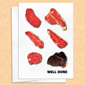 Steak Congratulations - Etsy