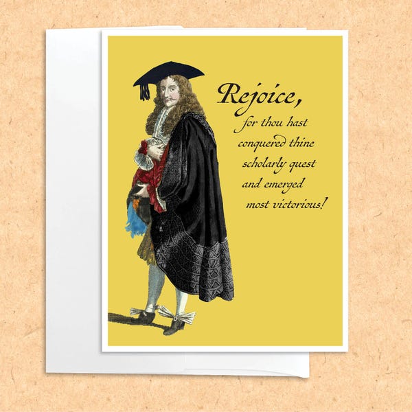 Funny Graduation Card - Etsy