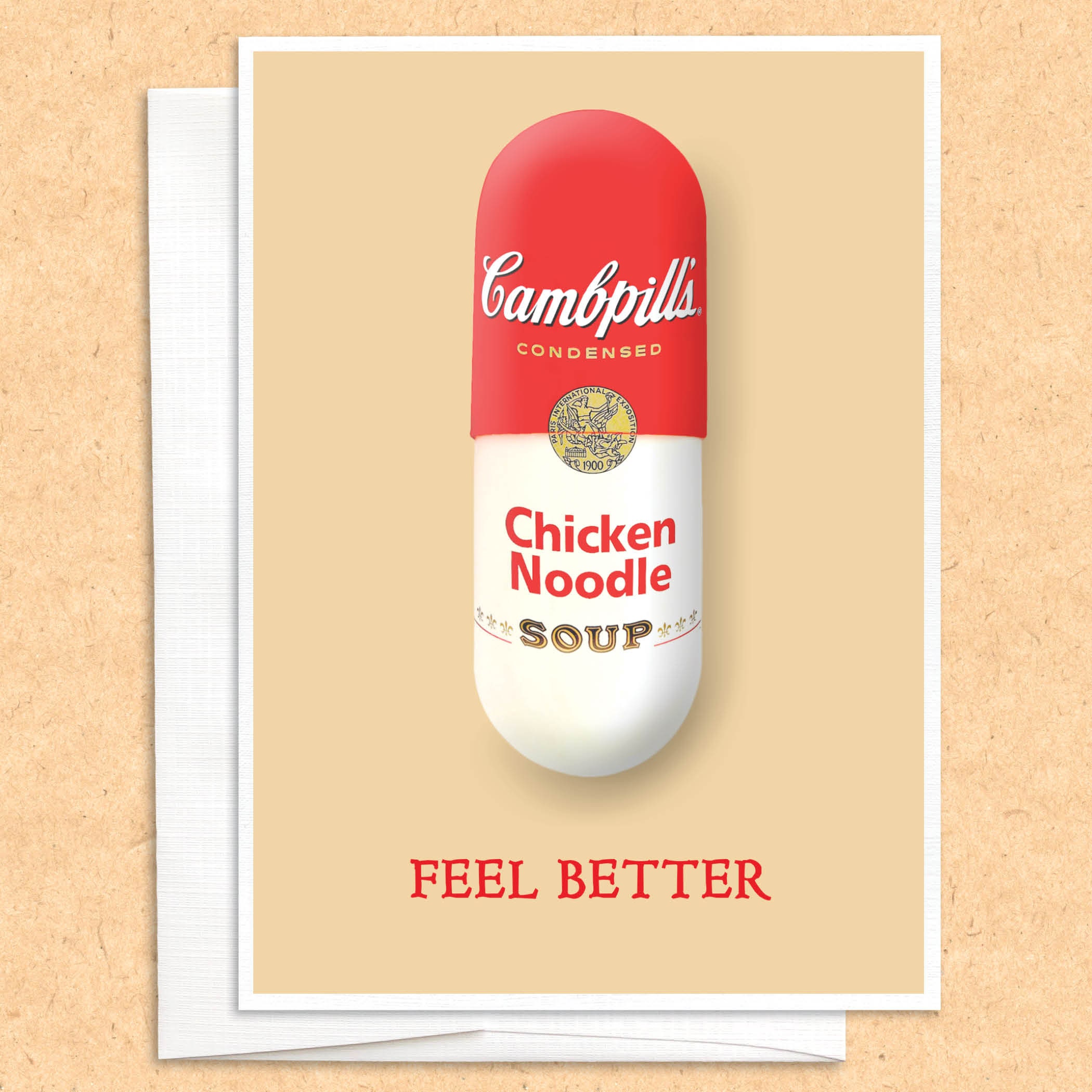 Feel Better Soup Card, Sympathy Card, Friendship, Thinking of You Card ...