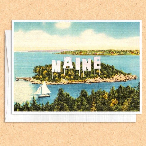 Maine Postcards - Etsy