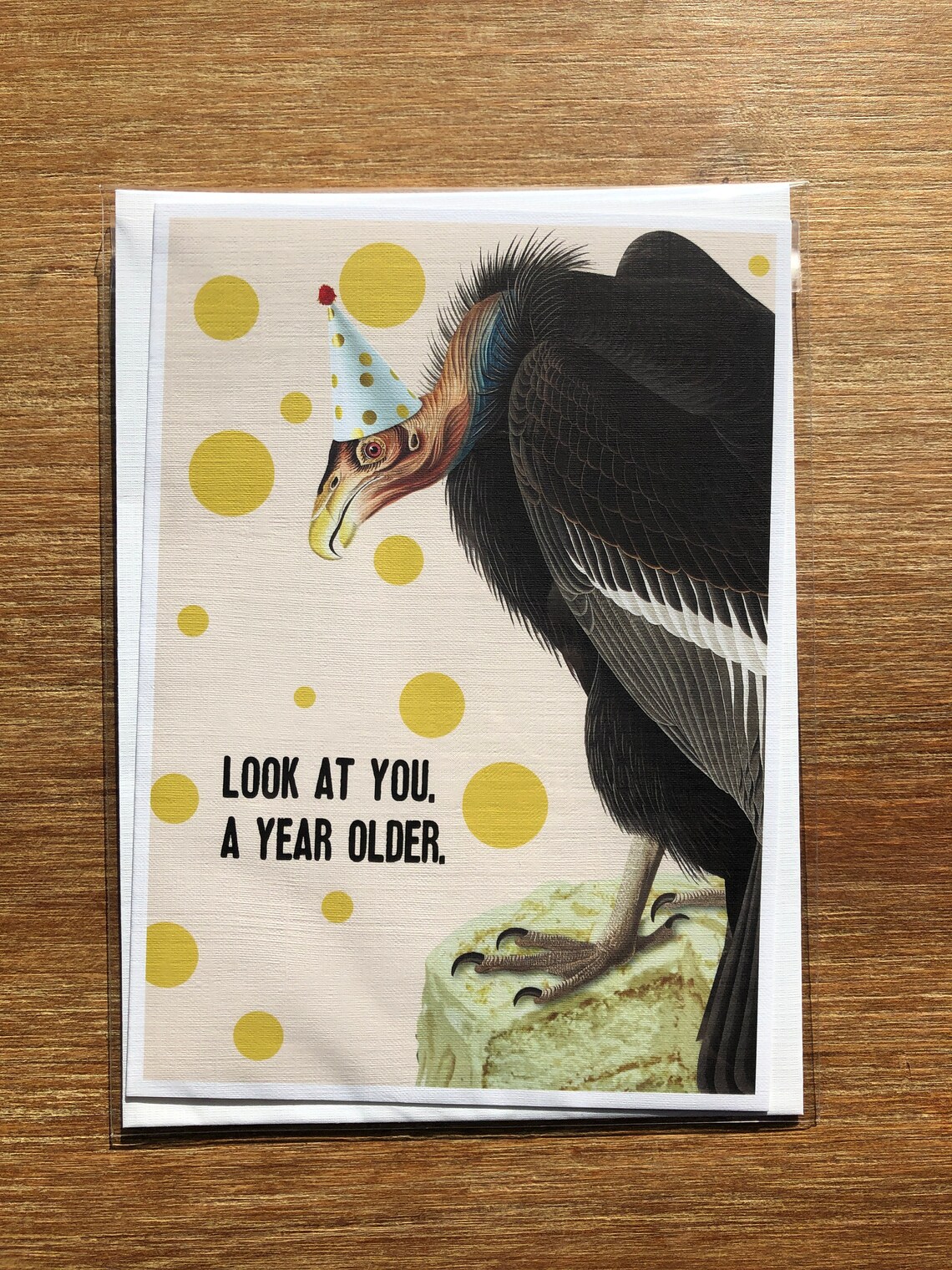 Vulture Birthday Card, Funny Greeting Card, Humor Bday, Bird Card ...