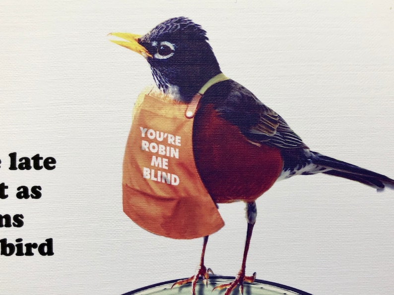 Funny Belated Birthday Card, Late Bird Greeting Card - Etsy
