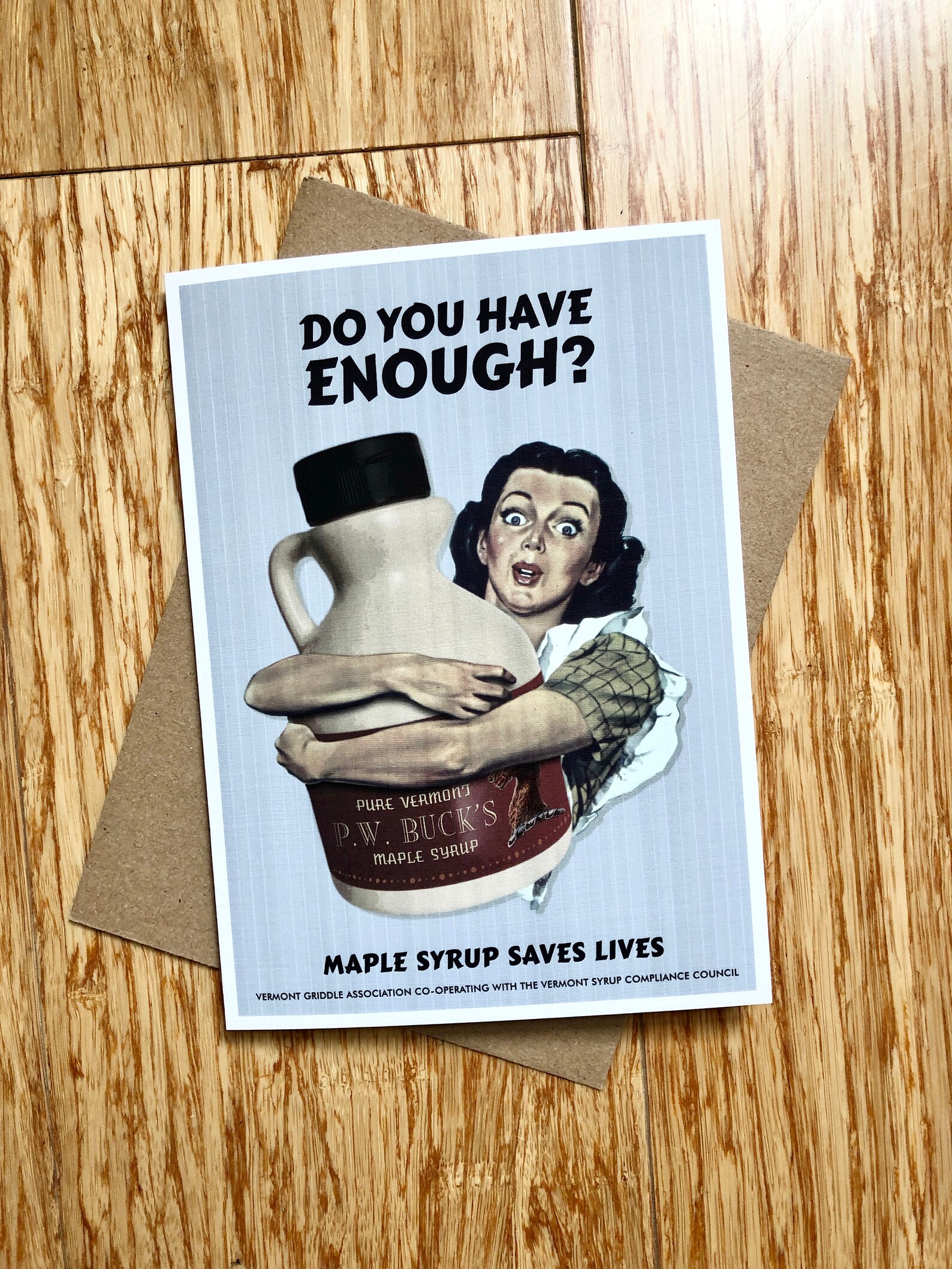 Do You Have Enough Syrup Card Funny Greeting Card Syrup | Etsy