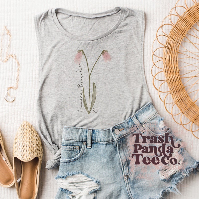 Linnea Flower Hand Drawn Illustration Linnaea Borealis - Etsy