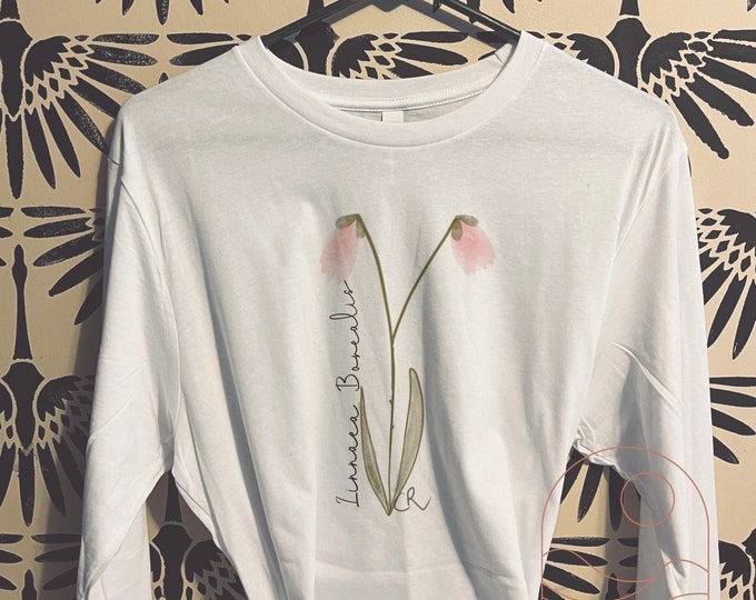 Linnea Flower Rubber Stampstamp SET OF 2twin Flowerswedens Flower Wood ...