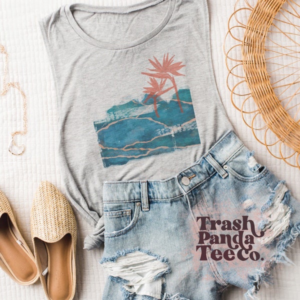 Turquoise Tank Top - Etsy