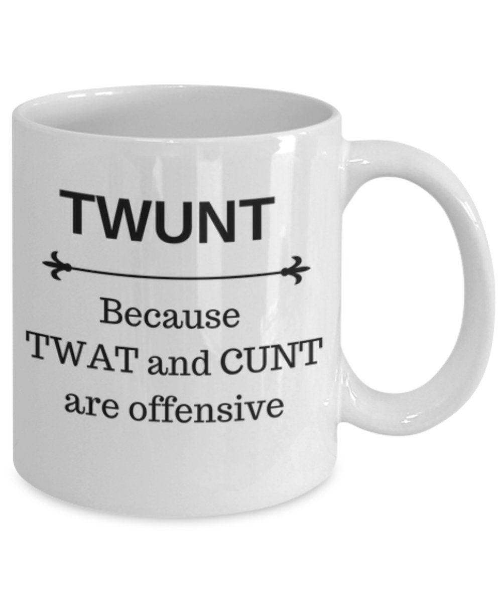 Twunt Funny Dirty Mug Gifts Large Ceramic Tea Coffee Cups | Etsy