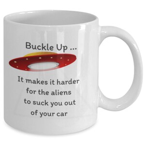 UFO Alien Space Ships-buckle up Mugs Funny Large Coffee Cups - Etsy